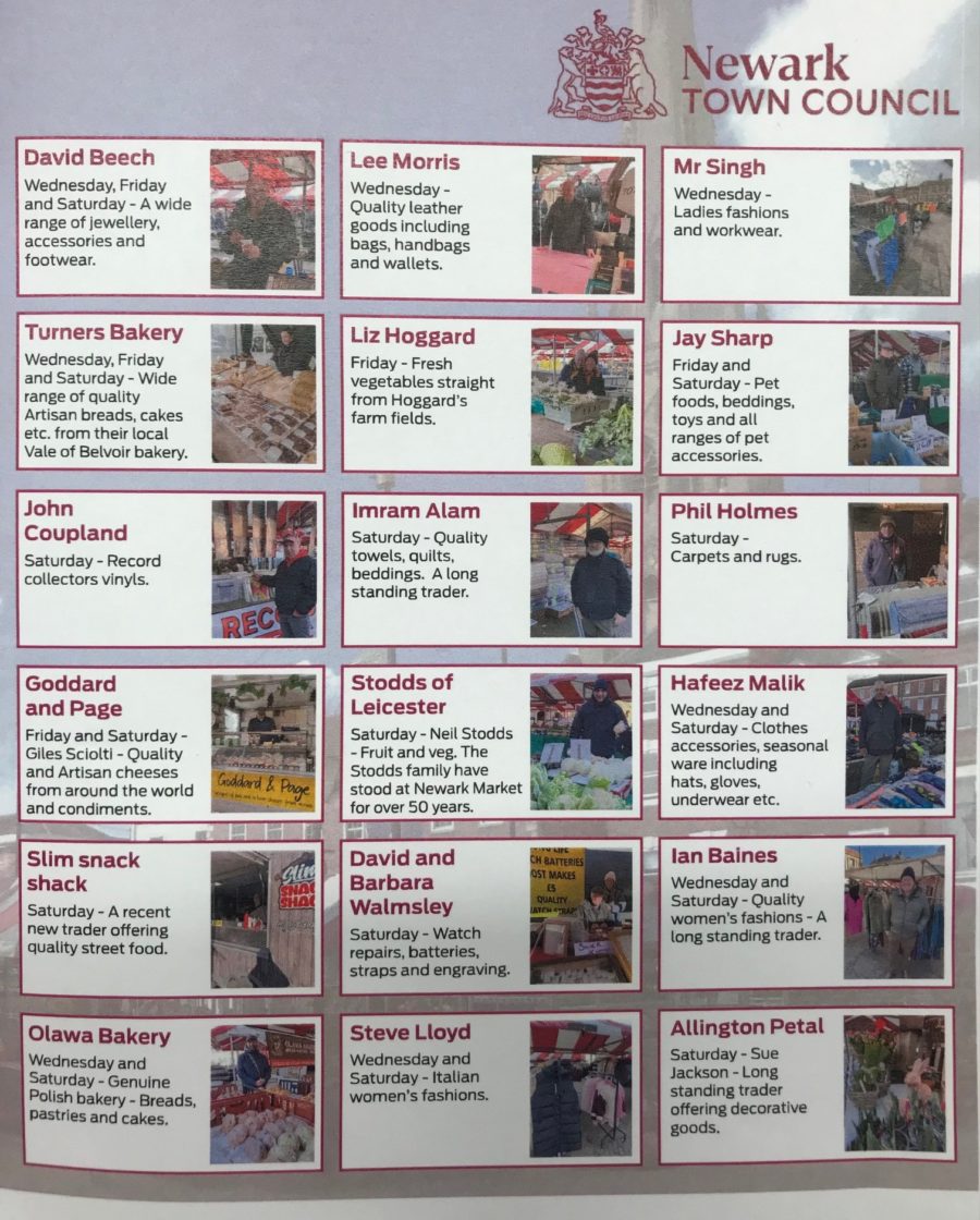 Markets and events at Newark Royal Market